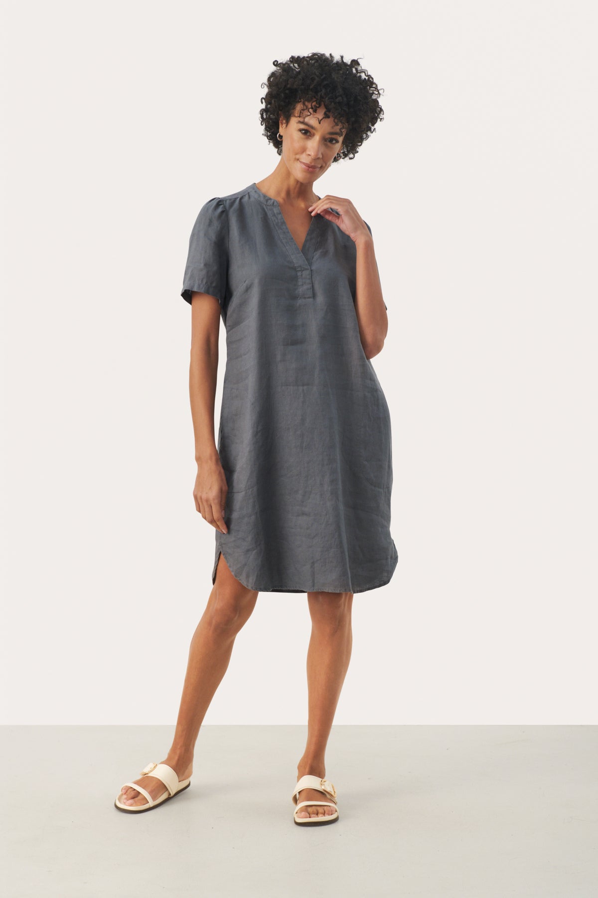 AMINASE LINEN DRESS (TURBULENCE) - PART TWO – Joelle's By Ally