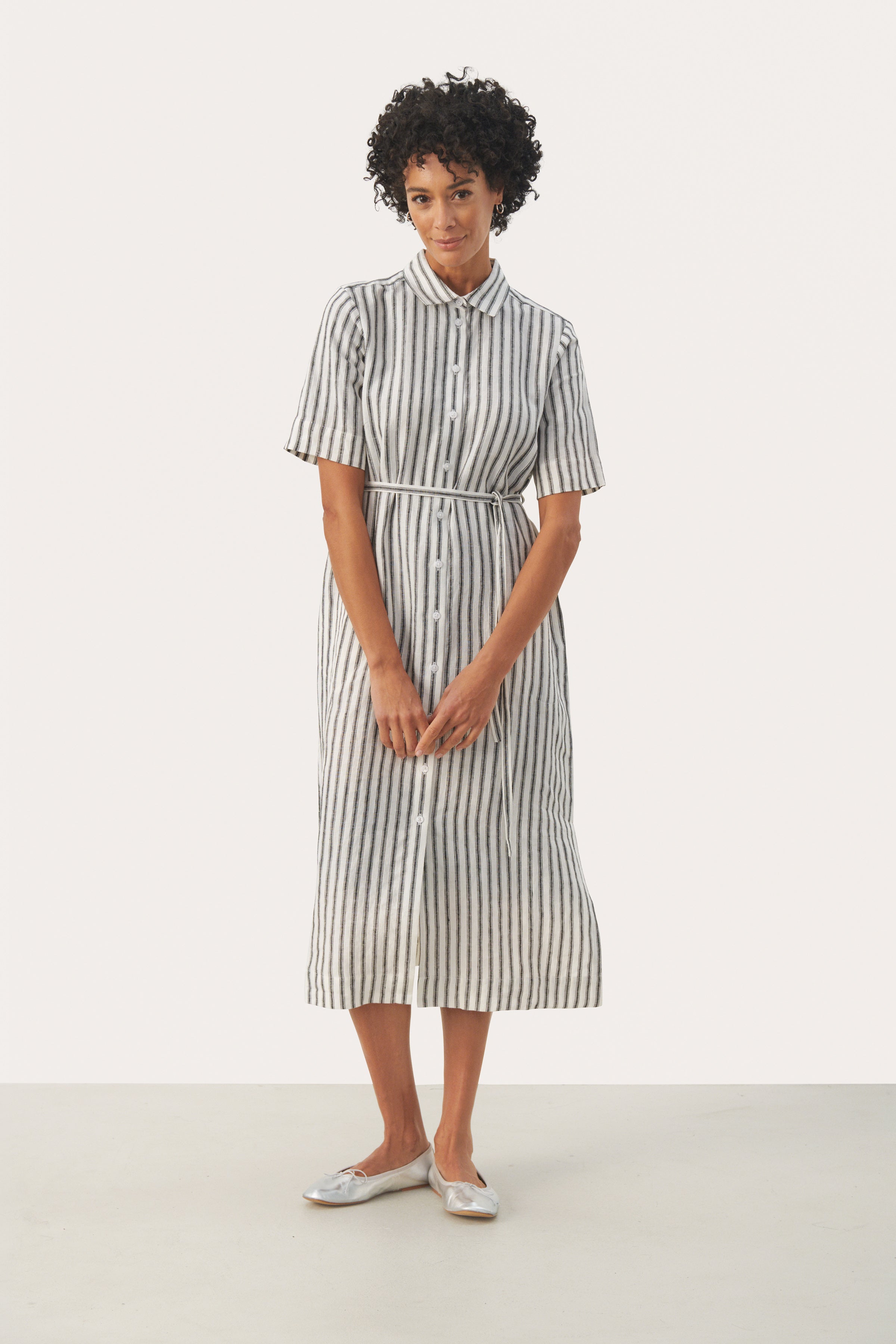 EMMALOU STRIPED SHIRT DRESS - PART TWO – Joelle's By Ally