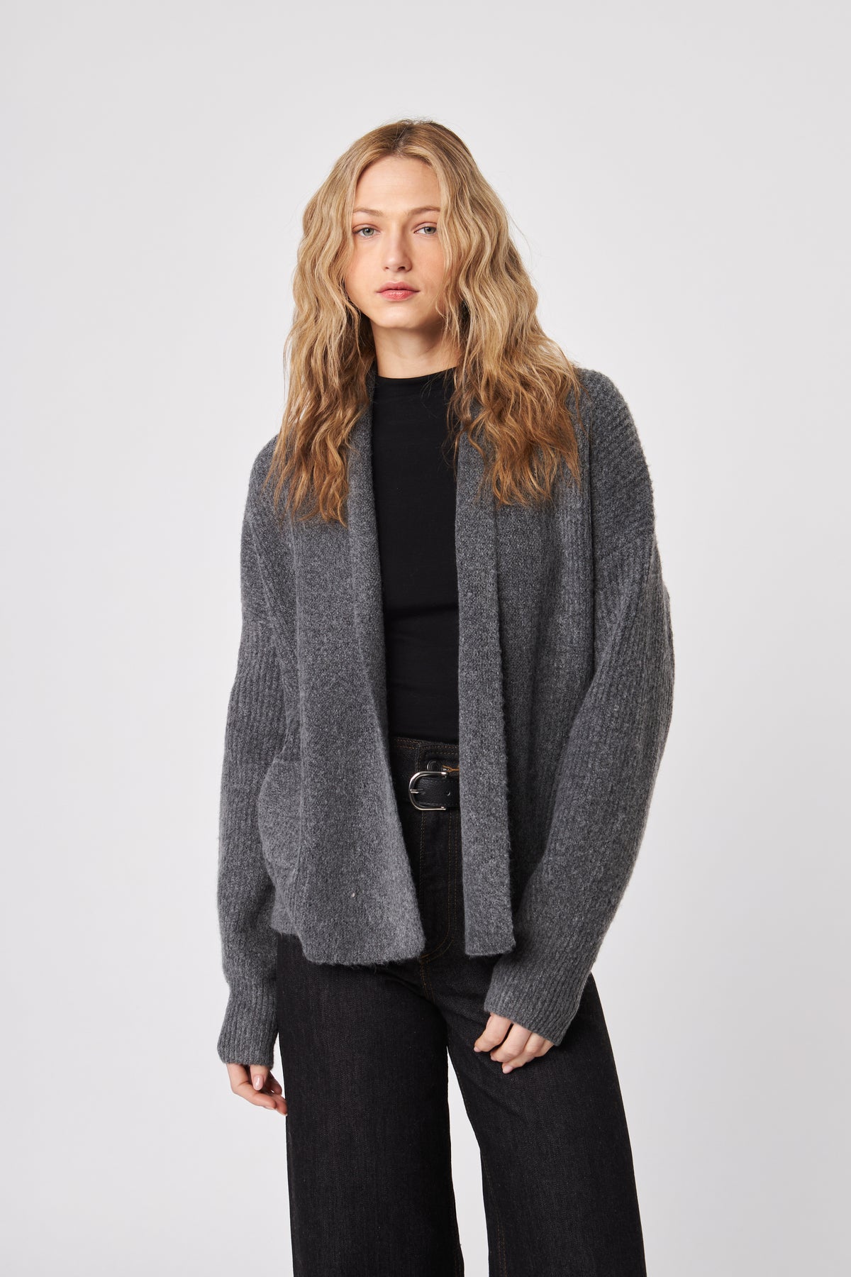 NOAH CARDIGAN (GRANITE) - JOHN+JENN – Joelle's By Ally
