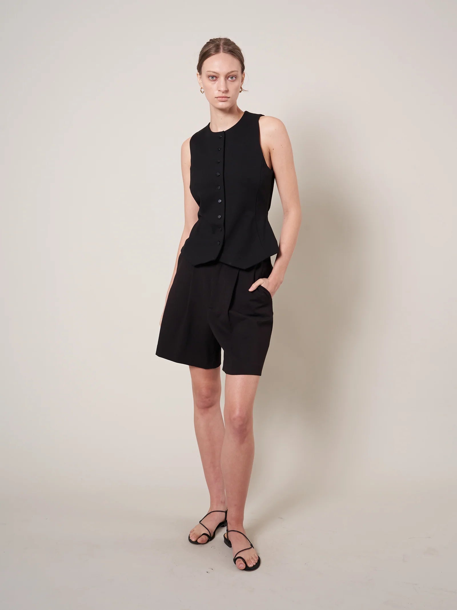 AUGUSTA RAYON PONTE SHORT - WYETH – Joelle's By Ally