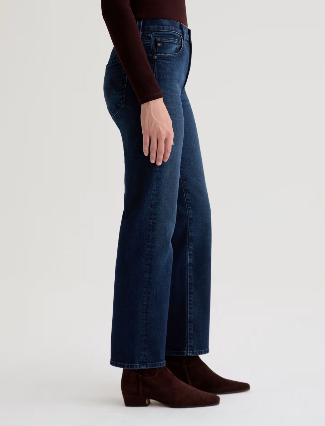 BRINLEY STRAIGHT LEG (MIDNIGHT SUN) - A.G. DENIM – Joelle's By Ally