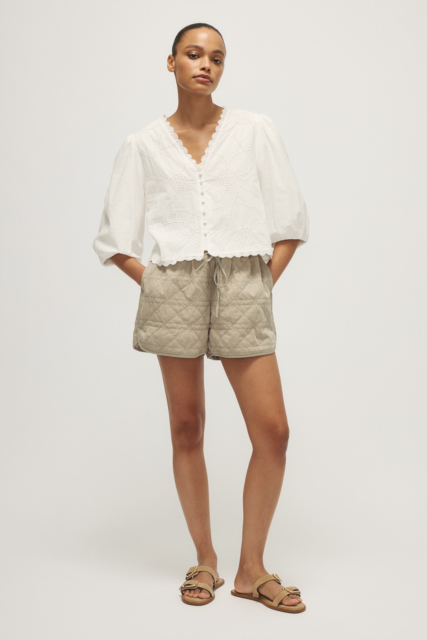 ZAHRA EMBROIDERED BLOUSE - MELISSA NEPTON – Joelle's By Ally