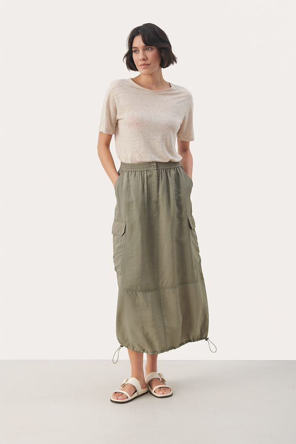 ERITZA CARGO SKIRT (VETIVER) - PART TWO – Joelle's By Ally