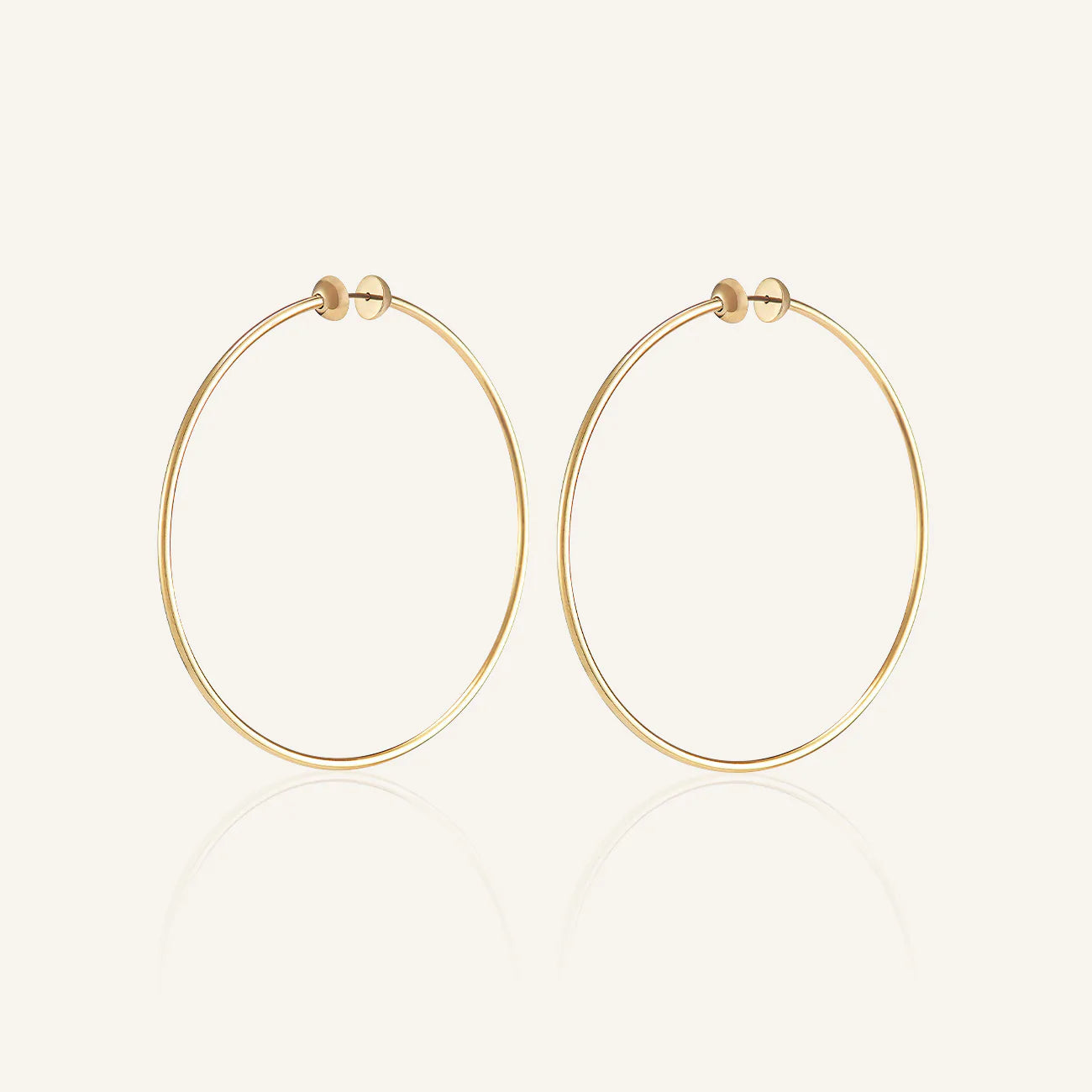 LARGE ICON HOOPS (GOLD) - JENNY BIRD – Joelle's By Ally